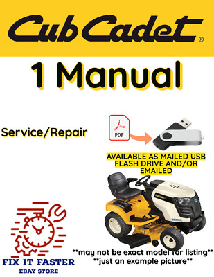 CUB CADET LAWNMOWER I1046 SERVICE REPAIR SHOP MANUAL PDF ON USB | eBay