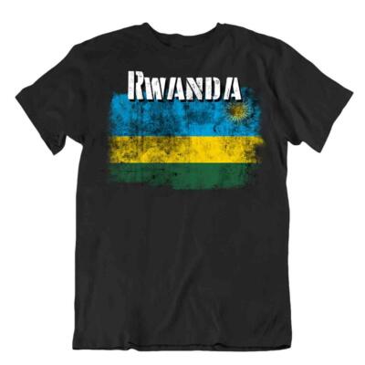 Rwanda flag Tshirt T-shirt Tee top city map happiness peace heroism ...