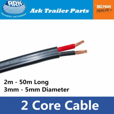 ARK Electrical Connection 2 Core Wire & Cable Multi-Choice for Trailer ...