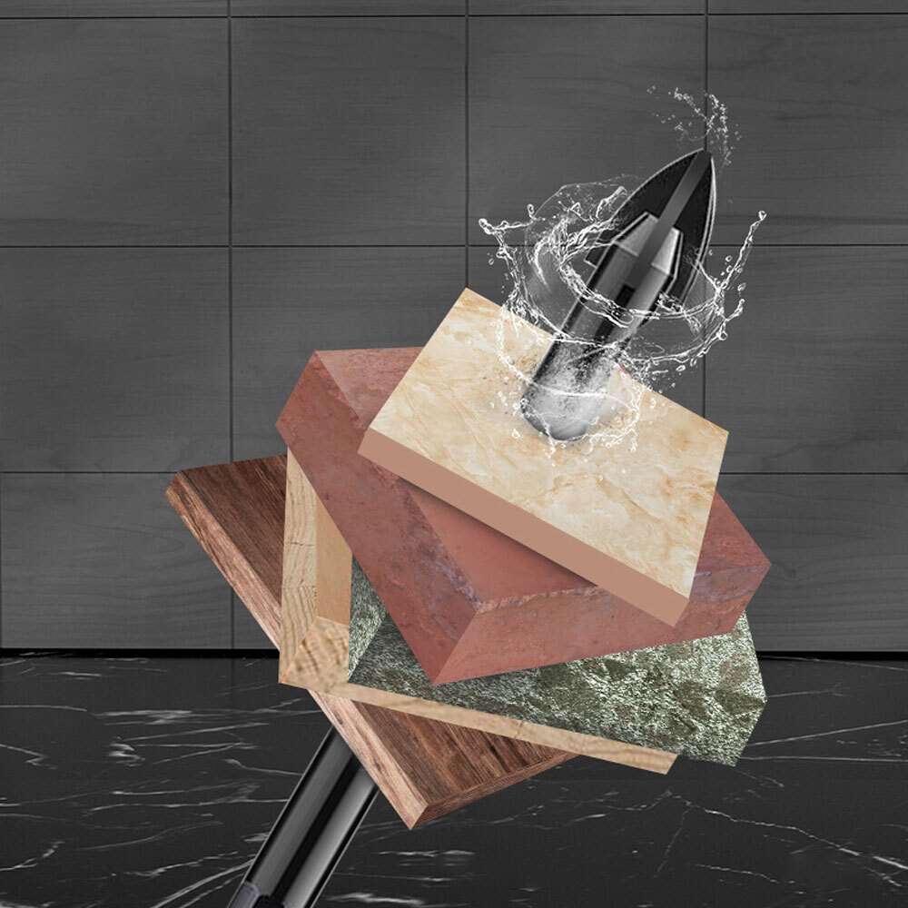 4-Edge Cross Drill Bit Set 7pcs, Masonry Drill Bit Set, Hex Shank Drill ...