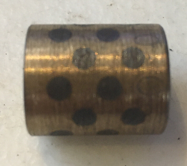 Alloy 932 Bronze/Graphite Plugged Bearing 3/8” Shaft Diameter 5/8”OD 3/ ...