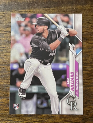 2020 Topps Series 1 Sam Hillard Rookie Card #12 Colorado Rockies | eBay