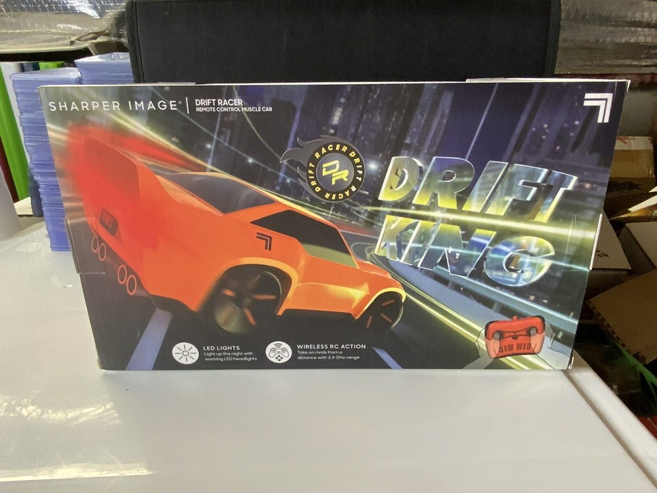 Drift Racer Remote Control Muscle LED Lights Toy Car Brand New Sharper ...