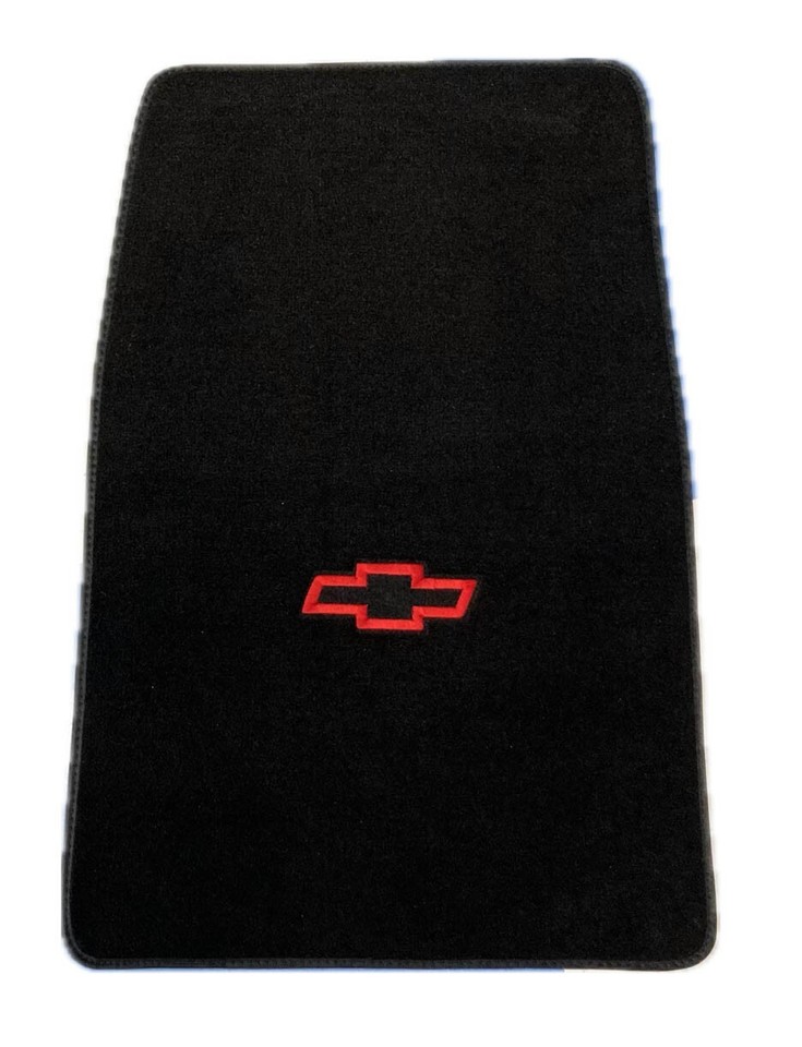 1967-1970 Chevy C10 K10 Floor Mats Black | Front | Embroidered Bowtie ...