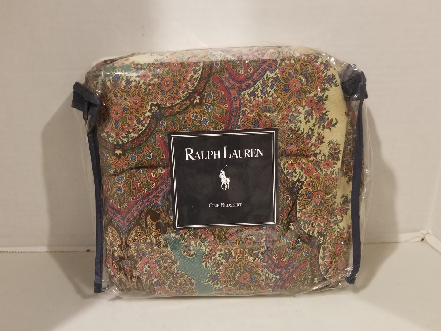 RALPH LAUREN Emerson Paisley KING Bed Skirt Dust Ruffle HTF NOS | eBay
