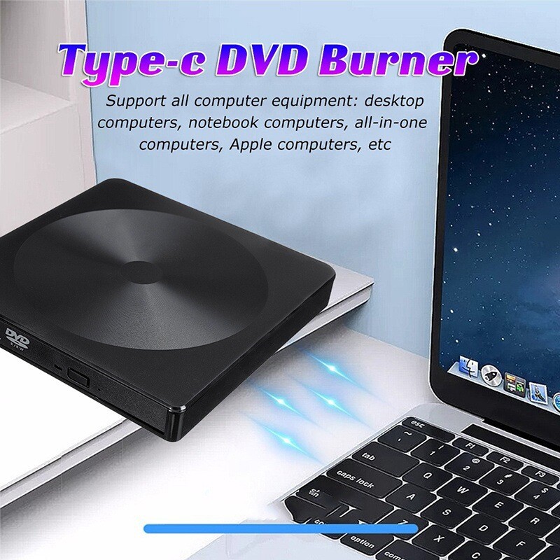 Slim For Burner Laptop DVD USB 3.0 Burner DVD Type C For DVD RW DVD ...
