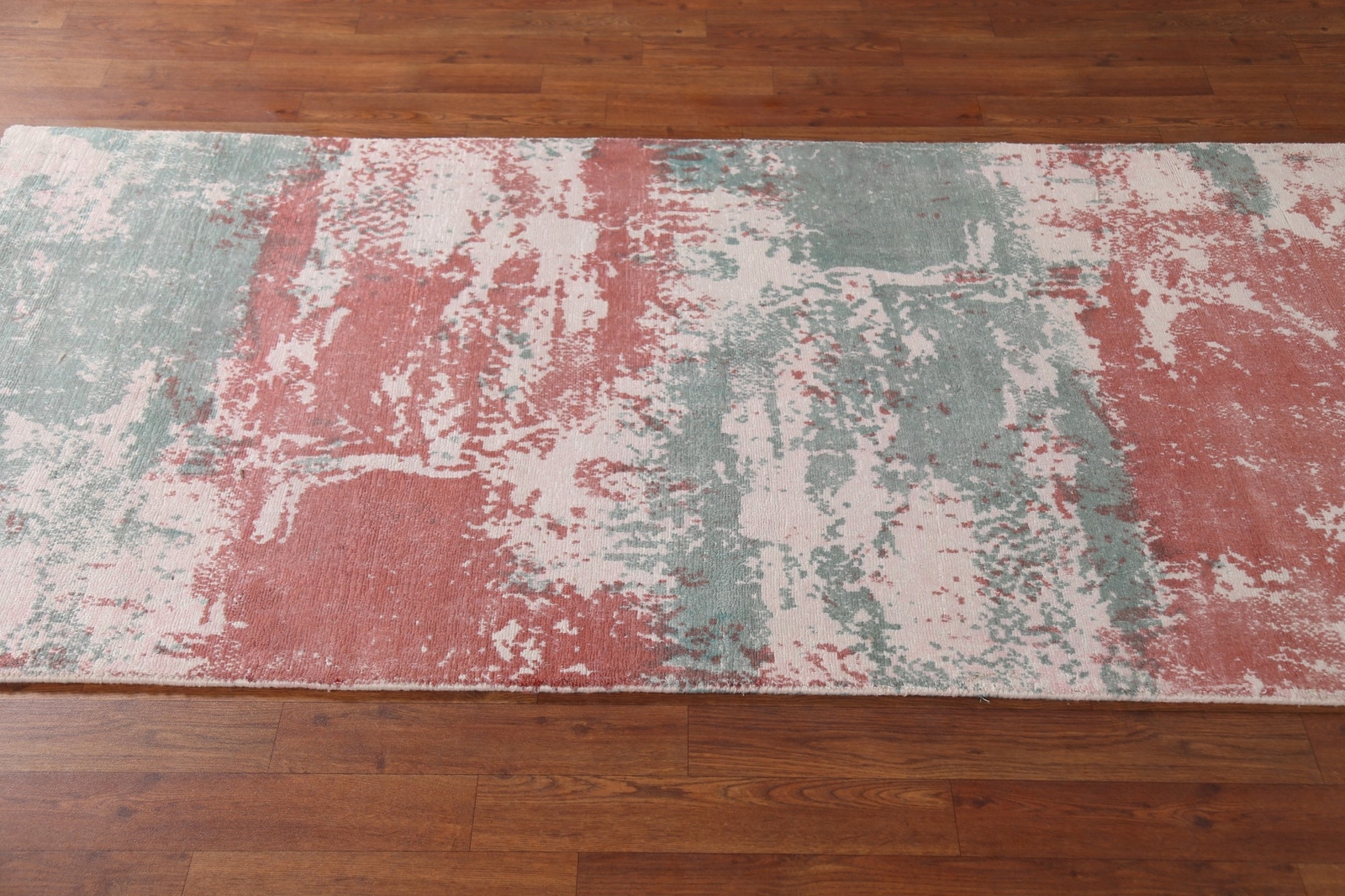 Unique Abstract Patterned Accent Rug 3x6 ft Hand-knotted Wool | eBay