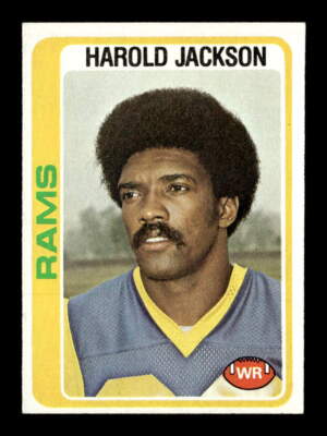 1978 Topps #105 Harold Jackson Los Angeles Rams EX Football Card *H813 ...