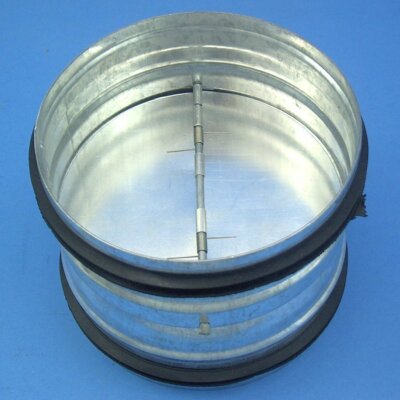 K204J Galvanized Steel 6"Duct Damper Coupler W/Rubber Gasket 2 Spring ...
