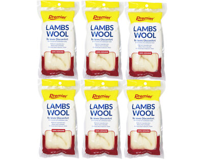 Premier Lambs Wool Relieves Discomfort from Corns & between toes 3/8 oz ...