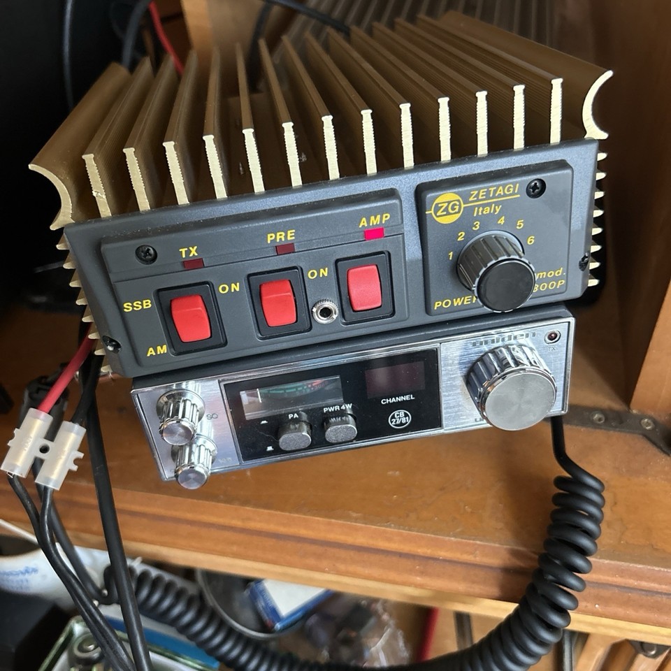 Zetagi B300p Power Amplifier 200W AM/FM/400W SSB (100% working) | eBay UK