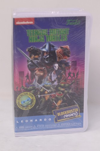 Funko Rewind Blockbuster Teenage Mutant Ninja Turtles Leonardo Figure ...
