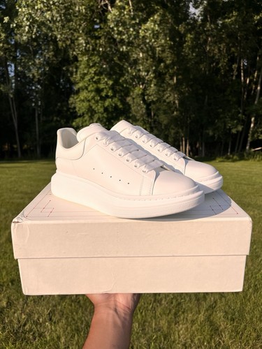 Men's Alexander McQueen Oversized Sneaker White/White - Size EU 42 | eBay