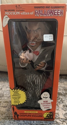 Vintage TELCO Motion-ettes Halloween Vampire Dracula Animated Figure ...