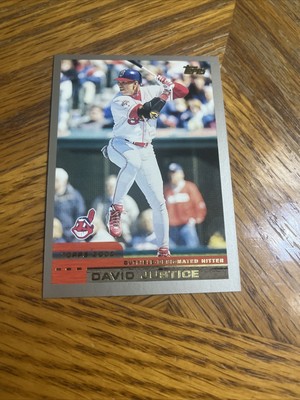 2000 Topps #66 David Justice Cleveland Indians | eBay