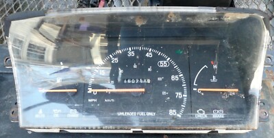 Ford Festiva Instrument Cluster With 160,000 Miles White Graphics From ...