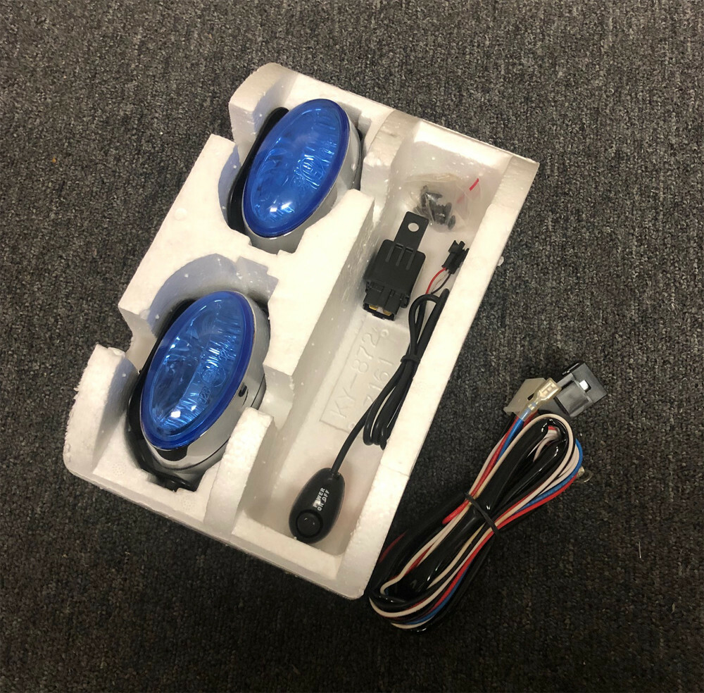 55W Chrome Ultra White Halogen Lamp Flog Light Coating Car Headlights ...