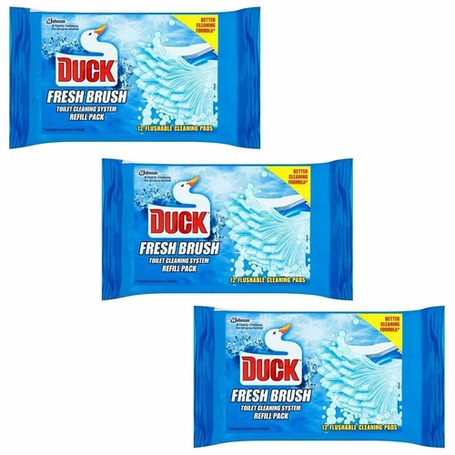 Toilet Duck Fresh Brush Refill Pads 12s 1-9 Pack Free P&P New | eBay UK