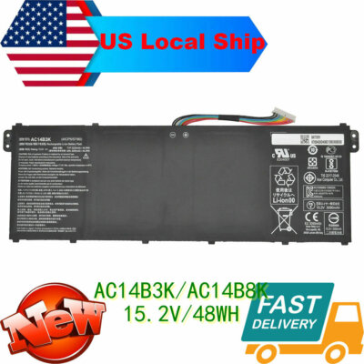 AC14B8K AC14B3K Battery for Acer Chromebook C910 CB3-111 CB3-531 CB5 ...