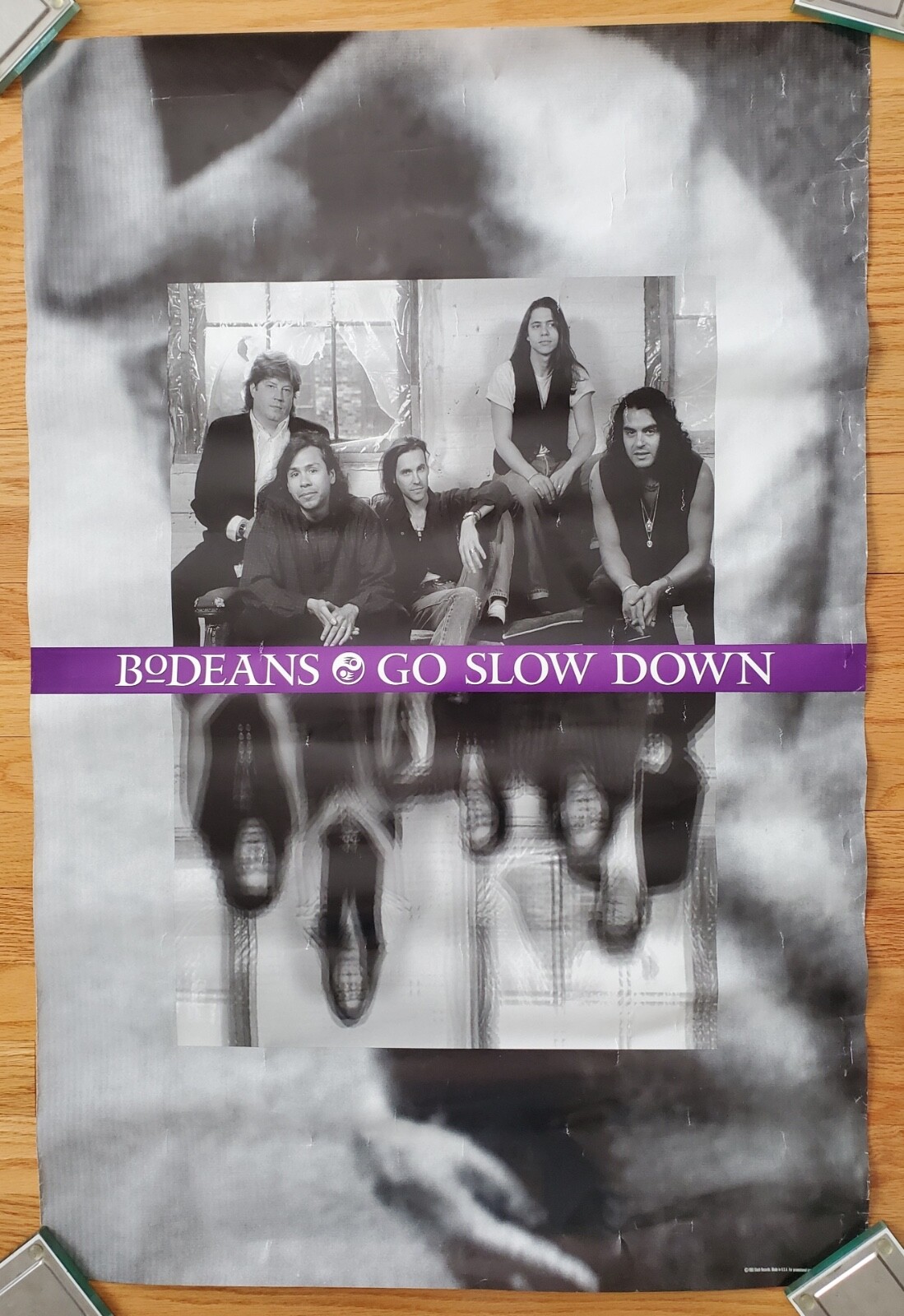 Bodeans original Promo Poster "Go Slow Down" 24"x36" RARE | eBay