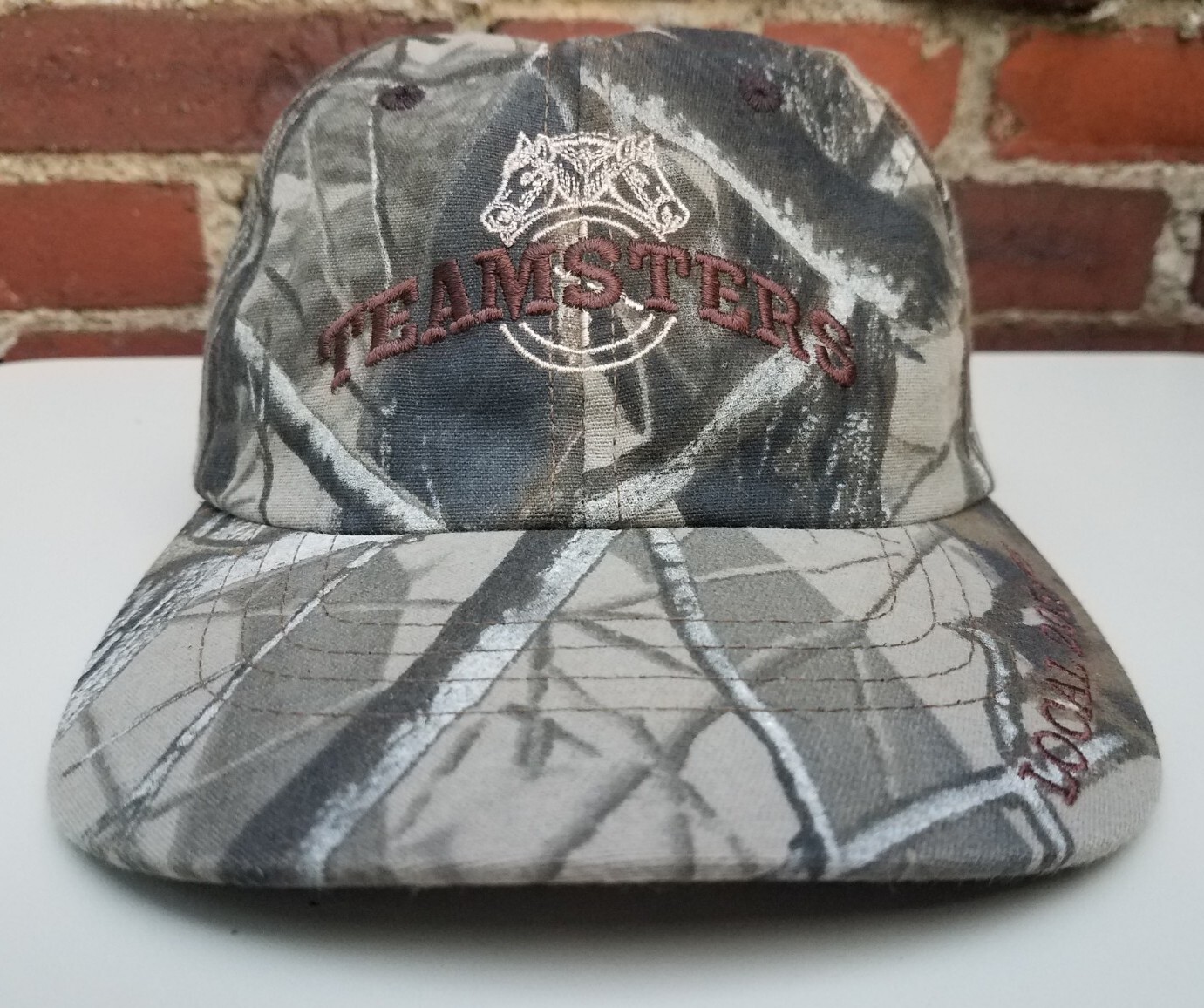 Teamsters Union Embroidered Realtree Camo Hat Strapback USA Union Made ...