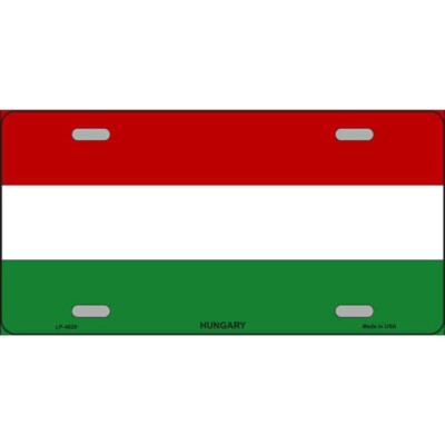Hungary Flag MINI Size 4"x2.2" License Plate Metal Sign for Home | eBay