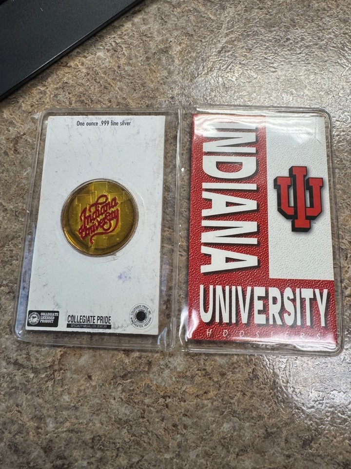 Indiana University .999 Silver 1oz Coin Hoosiers IU | eBay