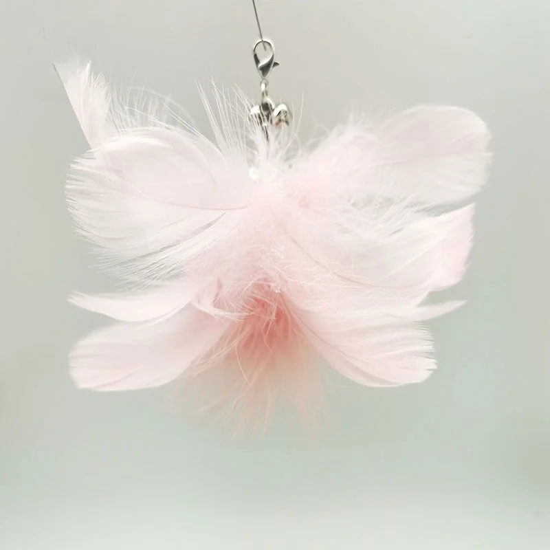 Handfree Bird/Feather Cat Wand with Bell Powerful Suction Cup ...