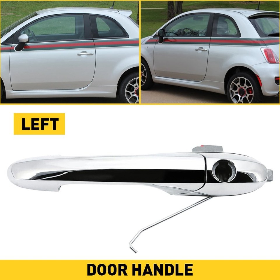 New Outer Door Handle Fit For 2012-2017 Fiat 500 Front Driver Side ...