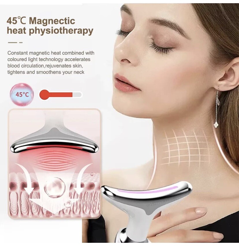 Facial Microcurrent EMS Neck Face Lifting Massager Skin Tighten, anti Wrinkle | eBay