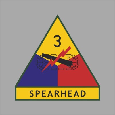 U.S. Army 3rd Armored Division Wall Window Vinyl Decal Sticker Military ...