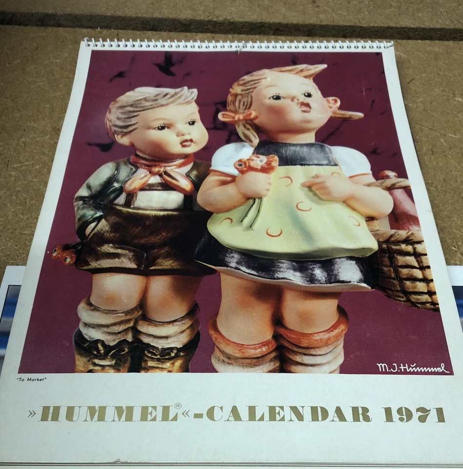 Hummel figurines calendars 1971-72-78-79 and two others from Collectors ...