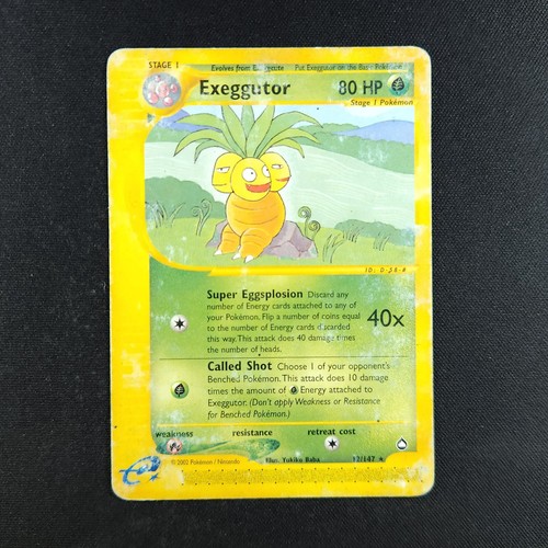 Exeggutor 12/147 - Aquapolis - Pokémon Card | eBay