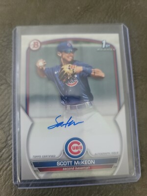 2023 Bowman Scott McKeon 1st Auto | eBay