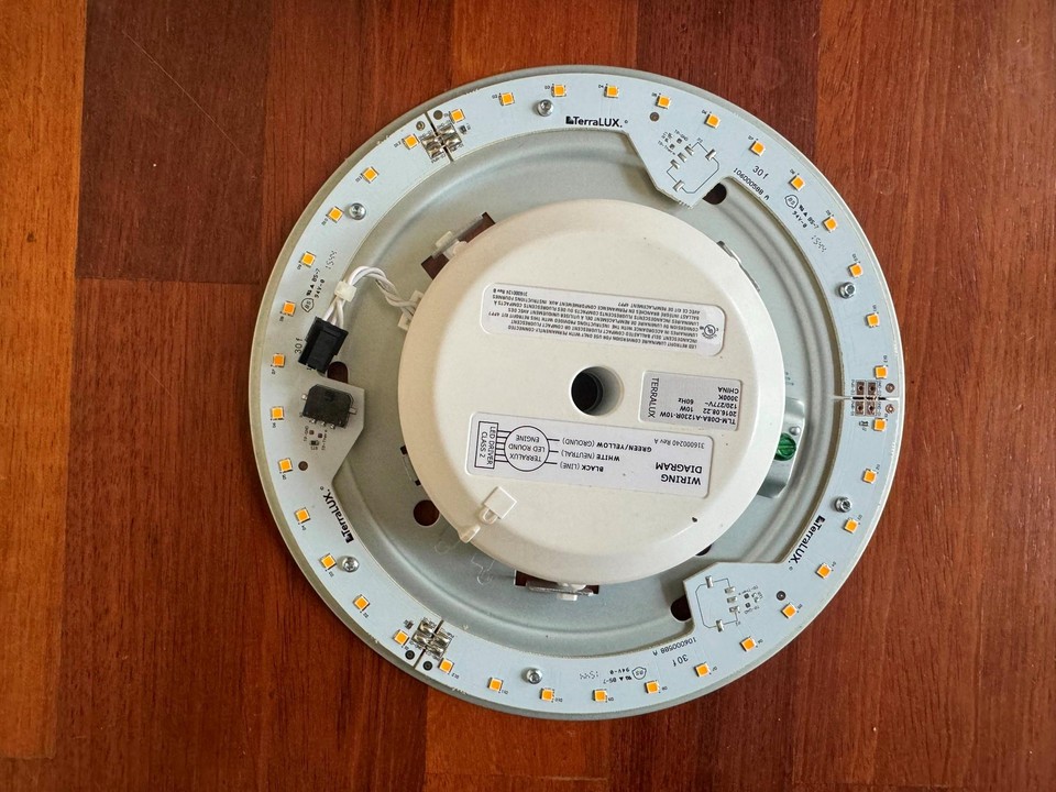 TerraLUX TLM-D08A-A1230R-10W LED 120VAC OR 277VAC 8" CIRCULAR LED ...