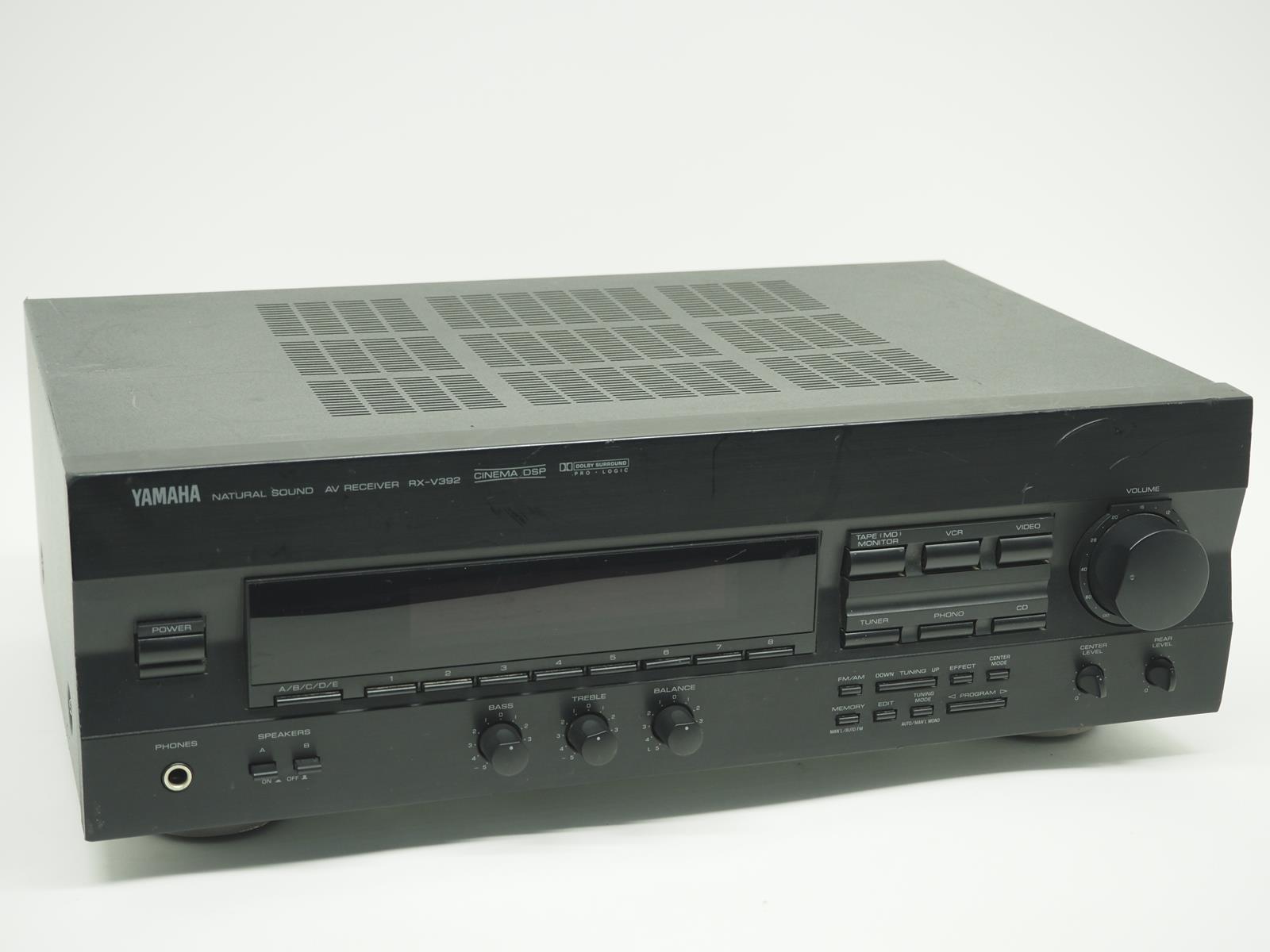 YAMAHA RX-V392 AM-FM Stereo Receiver *No Remote* Works Great! Free ...