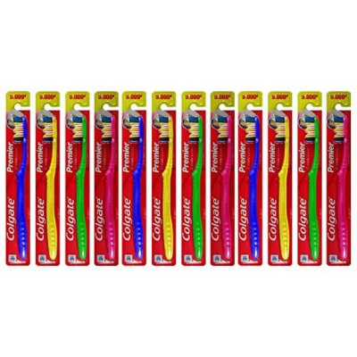Colgate Toothbrush Premier Classic Clean Medium Pack of 8 | eBay