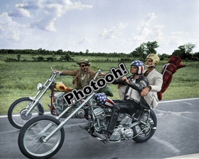 Easy Rider Bike Scene Celebrity REPRINT RP #5754 | eBay