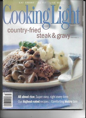 COOKING LIGHT MAGAZINE-------MARCH 2002 | eBay