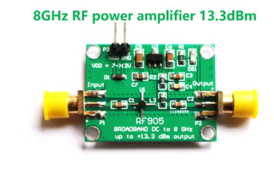 1MHz to 8GHz RF signal amplifier RF power amplifier 13.3dBm | eBay ...