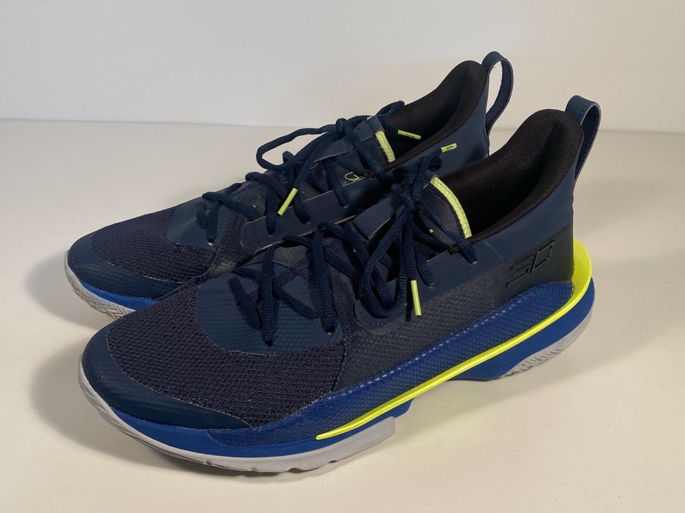 Under Armour Curry 7 Blue Volt Sneakers Men Size 13 | eBay