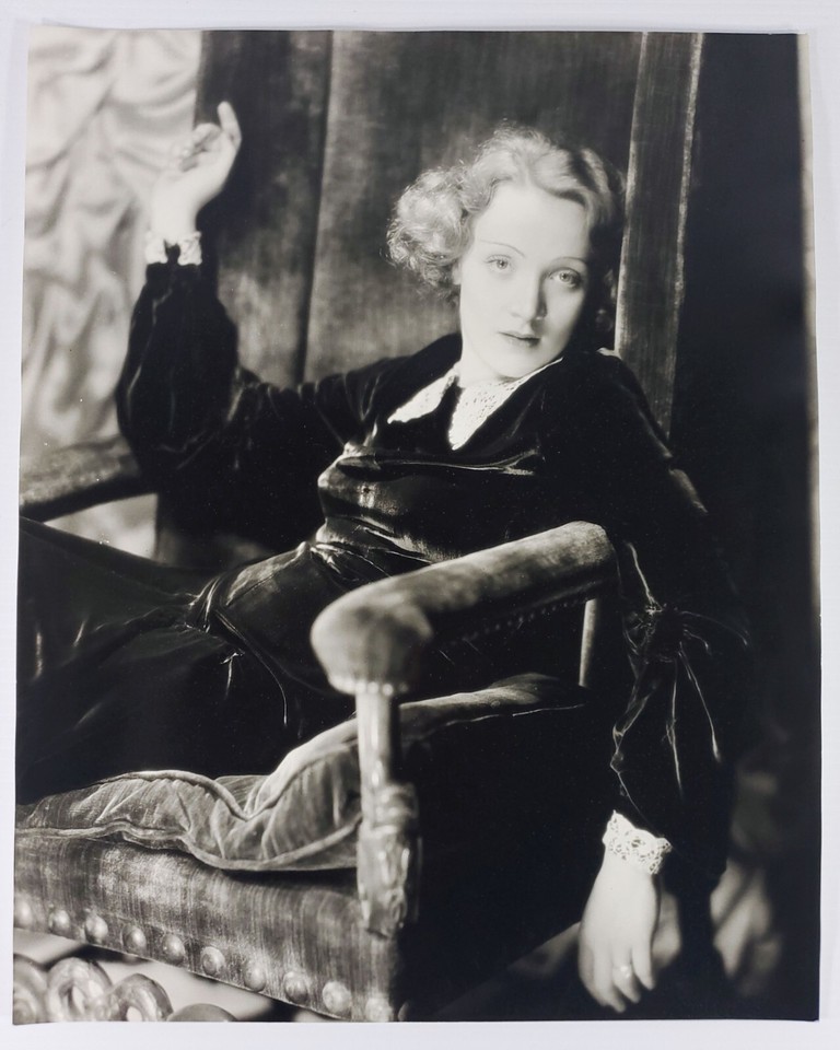 VTG MARLENE DIETRICH By GEORGE HURRELL Duotone Photo Art Seymour Stein ...