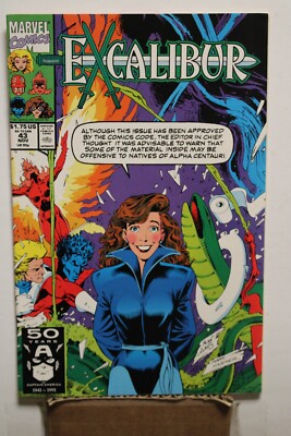 EXCALIBUR #43 (1991) Phoenix, Widget, Alan Davis, Mark Farmer, Marvel ...