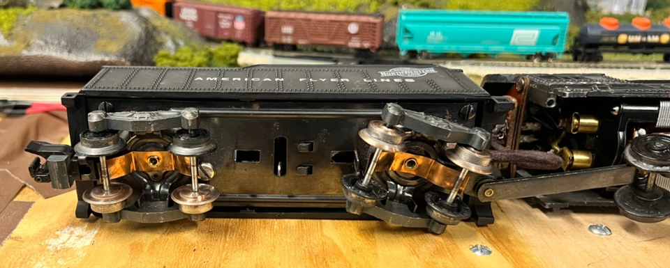 American Flyer 293 steam engine/CNW tender. Refurbished. Runs and ...