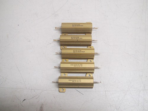 NEW Lot Of 5 Vishay HEI 50W 250Ω 1% Wirewound Resistor Chassis Mount P ...