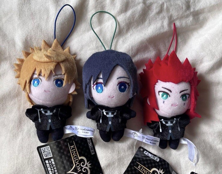 Kingdom Hearts Roxas Axel Xion Plush Doll Set Of 3 Namco Limited New ...