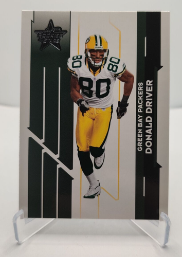 2006 Leaf Rookies and Stars Football Card #40 Donald Driver Green Bay ...
