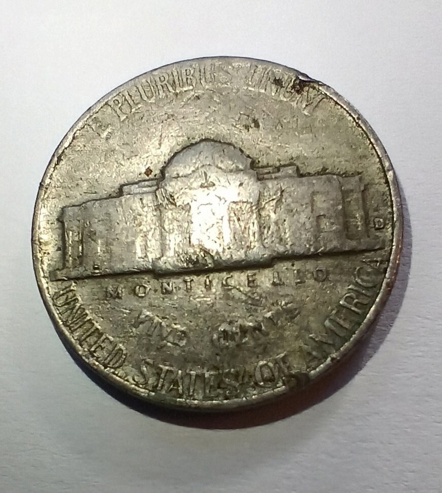 1964 D Jefferson Nickel Double Die Rare Mint D Over D 5 gram USA | eBay