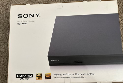 Sony UBP-X800/B 4K Ultra HD Blu-ray Disc Player New Factory Sealed | eBay