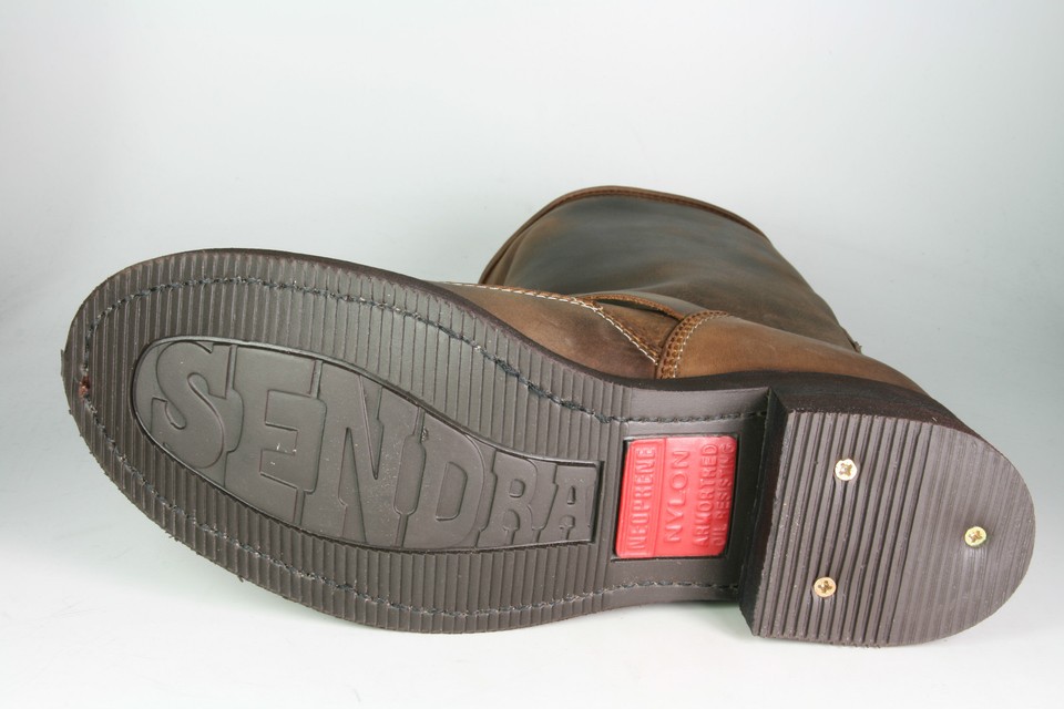 3565 Sendra Engineer Steel Mad Dog Tang Bikerboots Braun | eBay